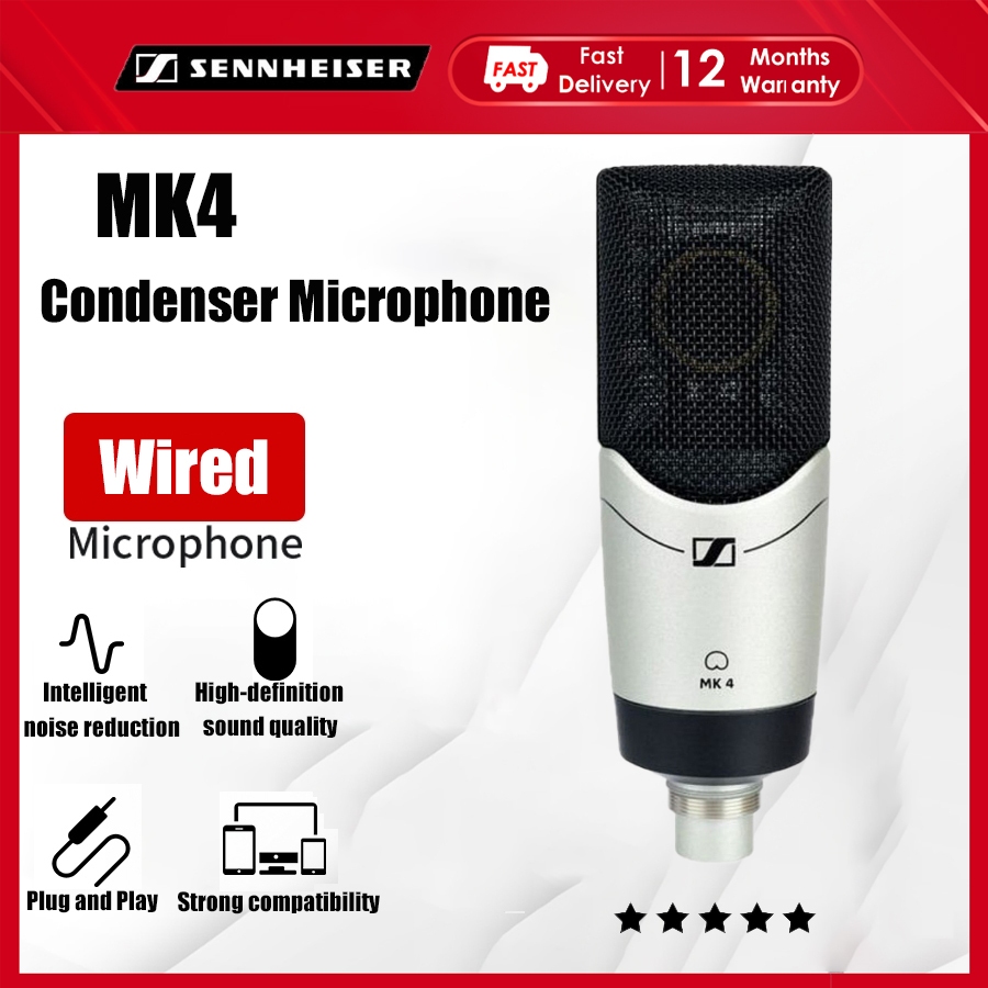 Sennheiser Pro Audio Sennheiser Professional MK4 Cardioid Condenser ...