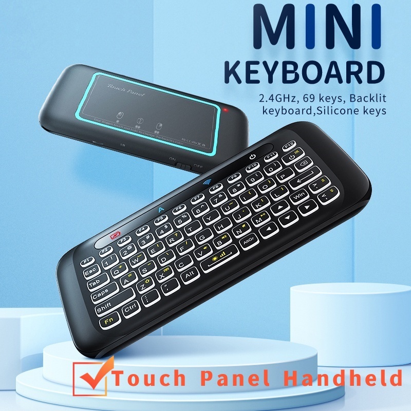 2.4Ghz Universal Mini Wireless Keyboard With Touchpad Backlight ...