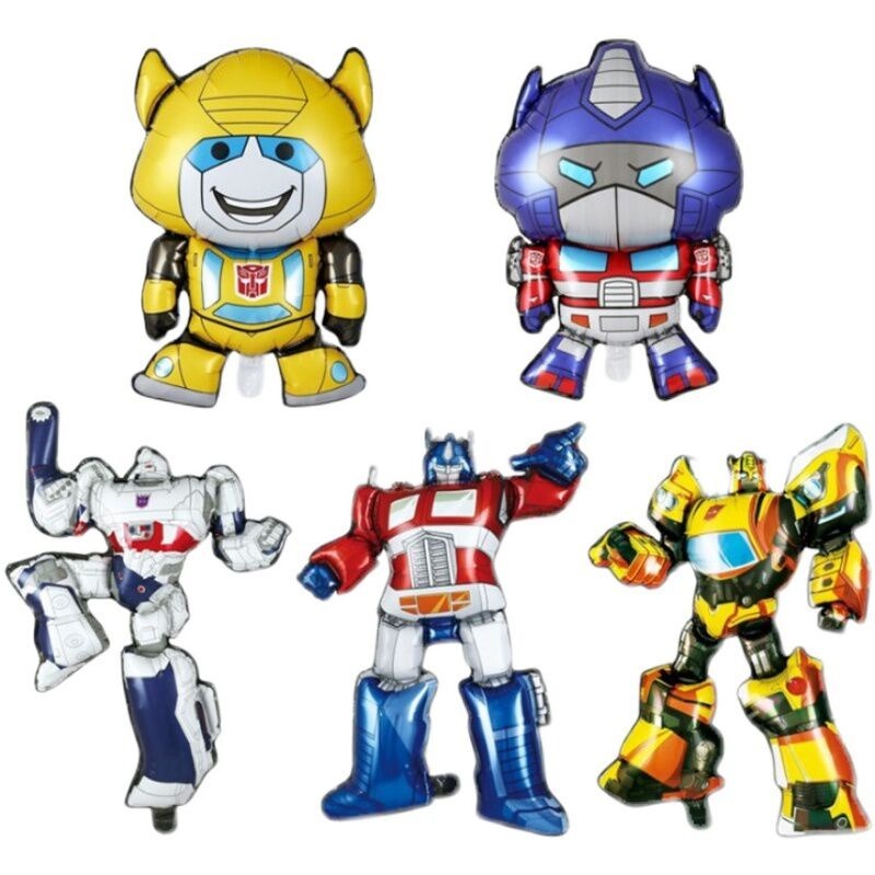 Happy Birthday Party Foil Balloons Alien Transformers Optimus Prime ...