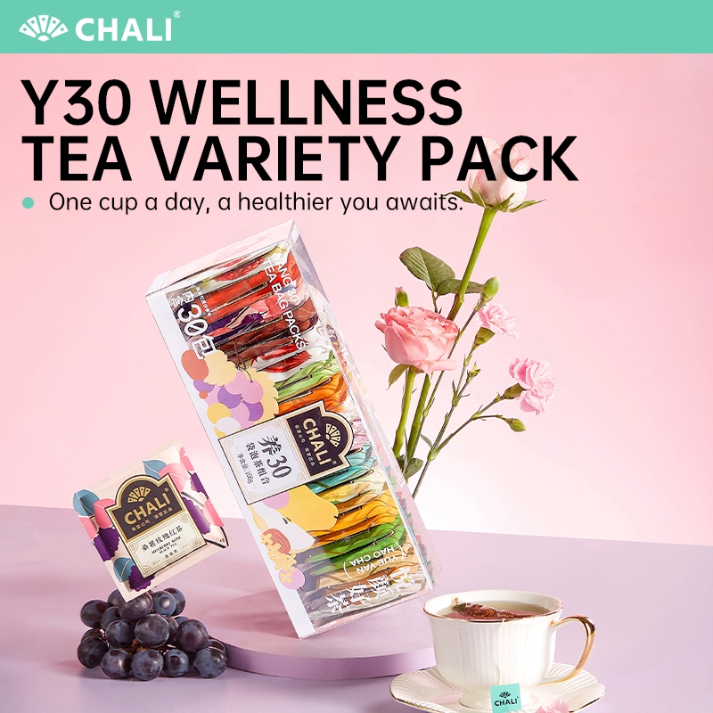 CHALI Tea | Y30 Tea Bag Collection | 15 Flavors, Health-Boosting ...