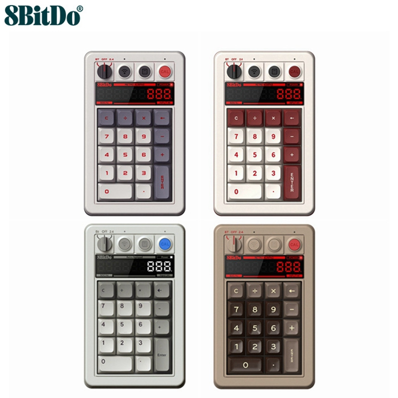 8BitDo Retro 18 Mechanical Numpad C64/M/N/Fami Edition Compatible with ...