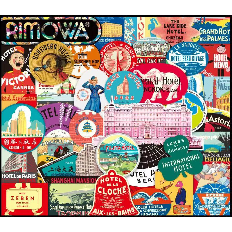 Rimowa suitcase sticker retro waterproof suitcase art vintage RIMOWA ...