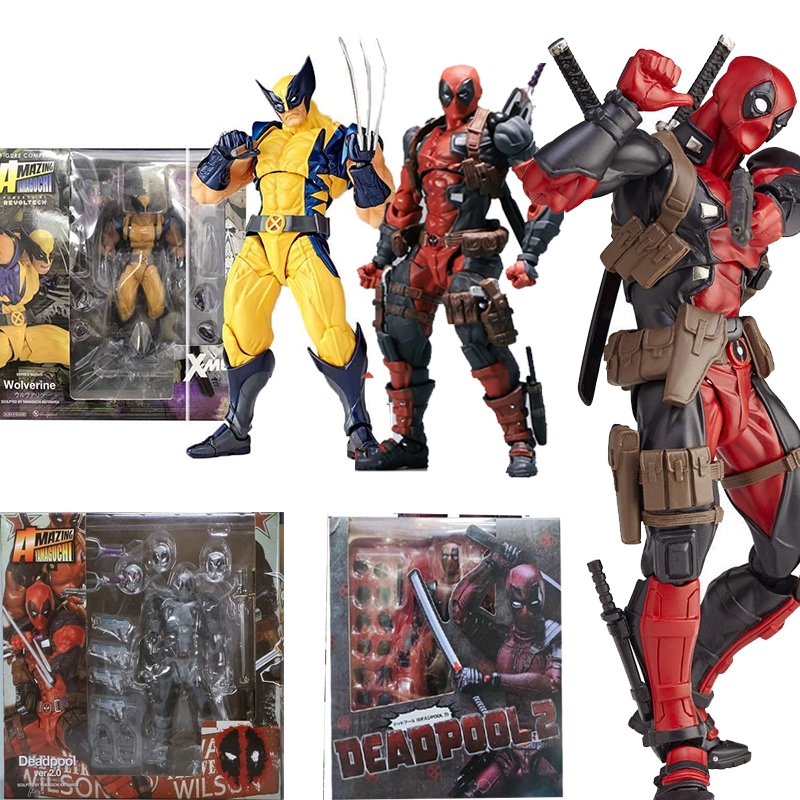 Shf Deadpool Action Figure 025EX Dead Pool Figma #353 Model Collectible ...