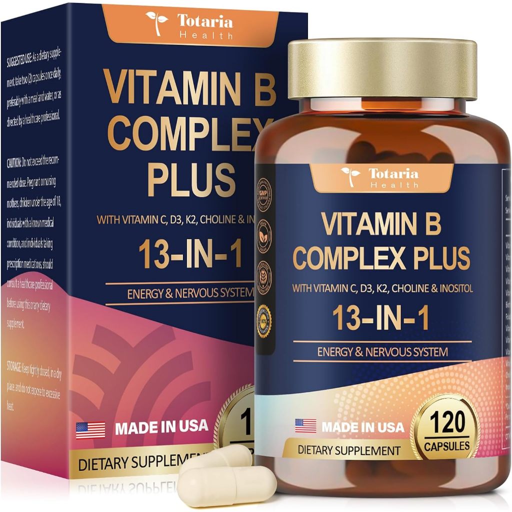 Totaria Vitamin B Complex Capsules To Support Neurological Health ...