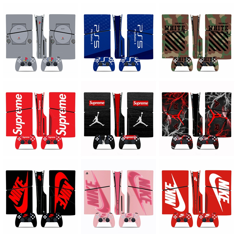 Skin Sticker Compatible with Sony Playstation 5 Slim Disc & Digital ...