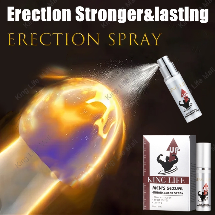 👑King Life👑Erectile dysfunction-Man Erection Spray 5ML 助勃 | Shopee ...