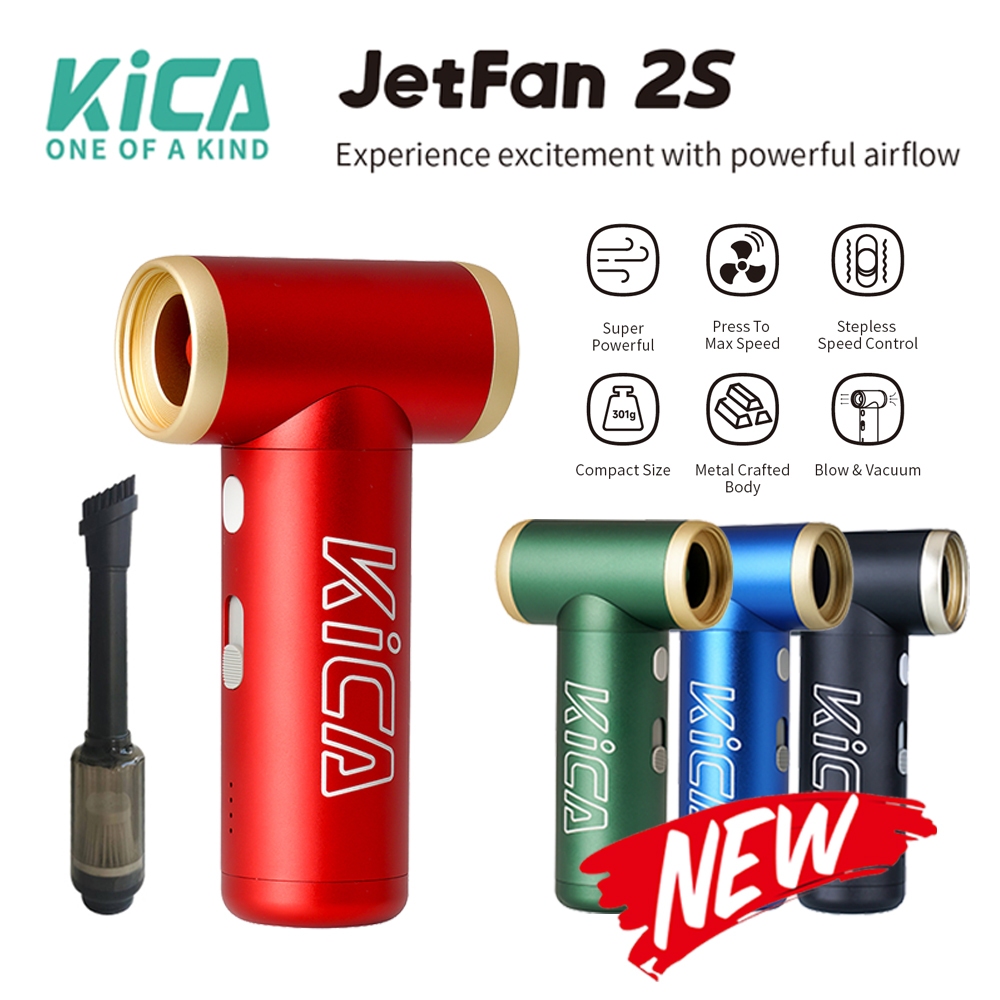 KICA JetFan 2S Turbo Fan Mini Small Fan Portable Outdoor Handheld Fan ...