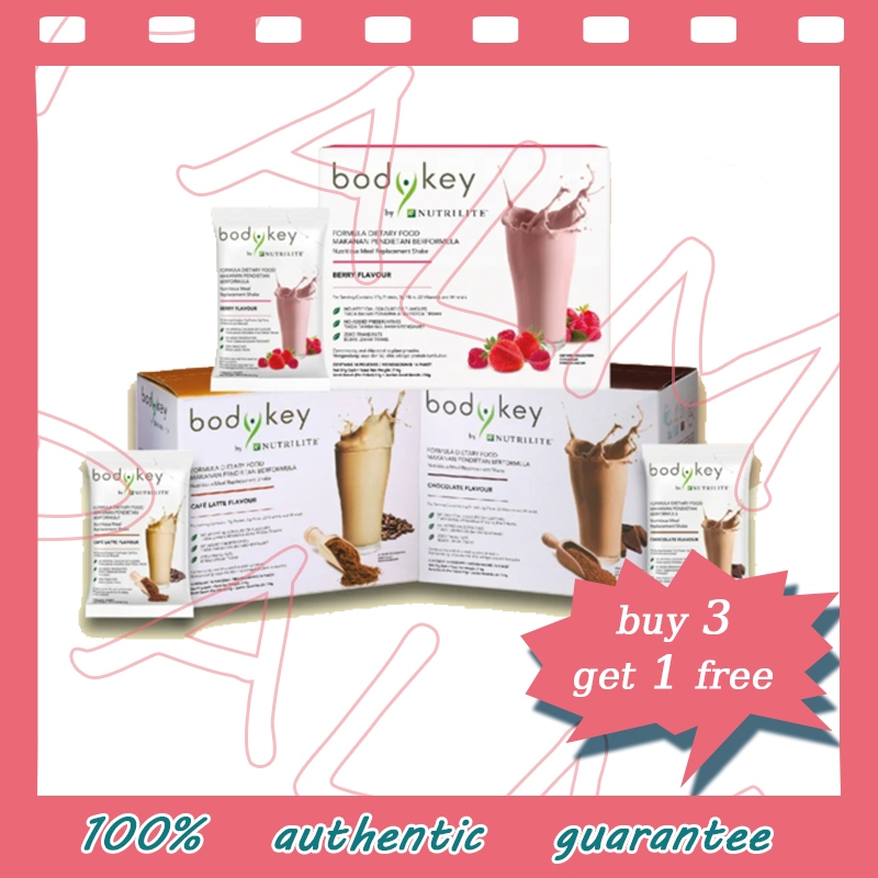 [buy 3 get1 free]BodyKey By Nutrilite Meal Replacement Shake Berry ...