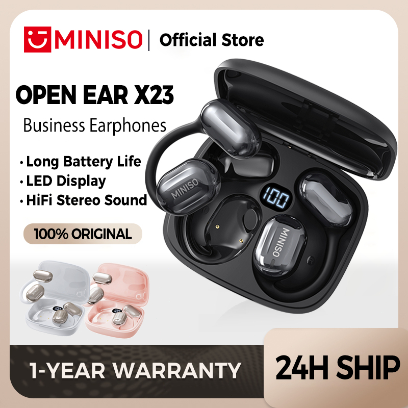 MINISO X23 Bluetooth OWS Earphones Open Ear Wireless Sports Headphones ...