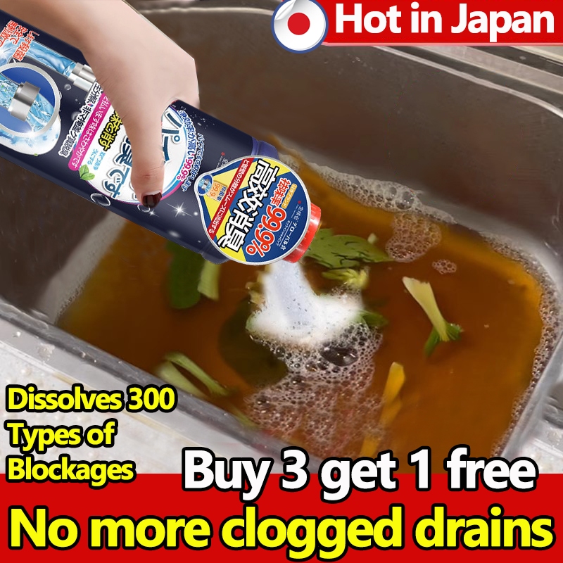 【SG STOCK】Hot in Japan Drain clog remover Sewer Cleaner Clogged drain ...