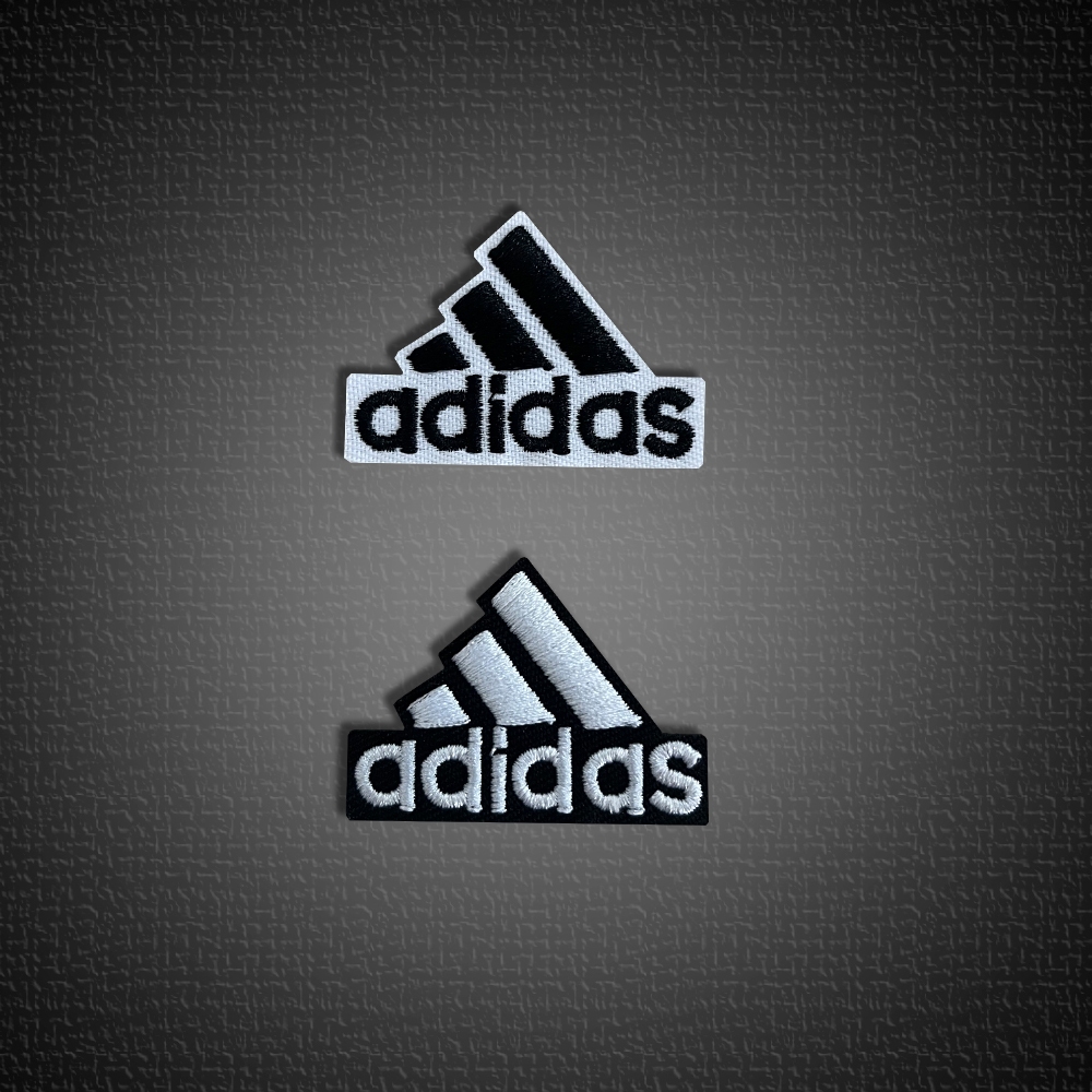 Three slash letter logo badge cloth sticker sports and leisure clothing ...