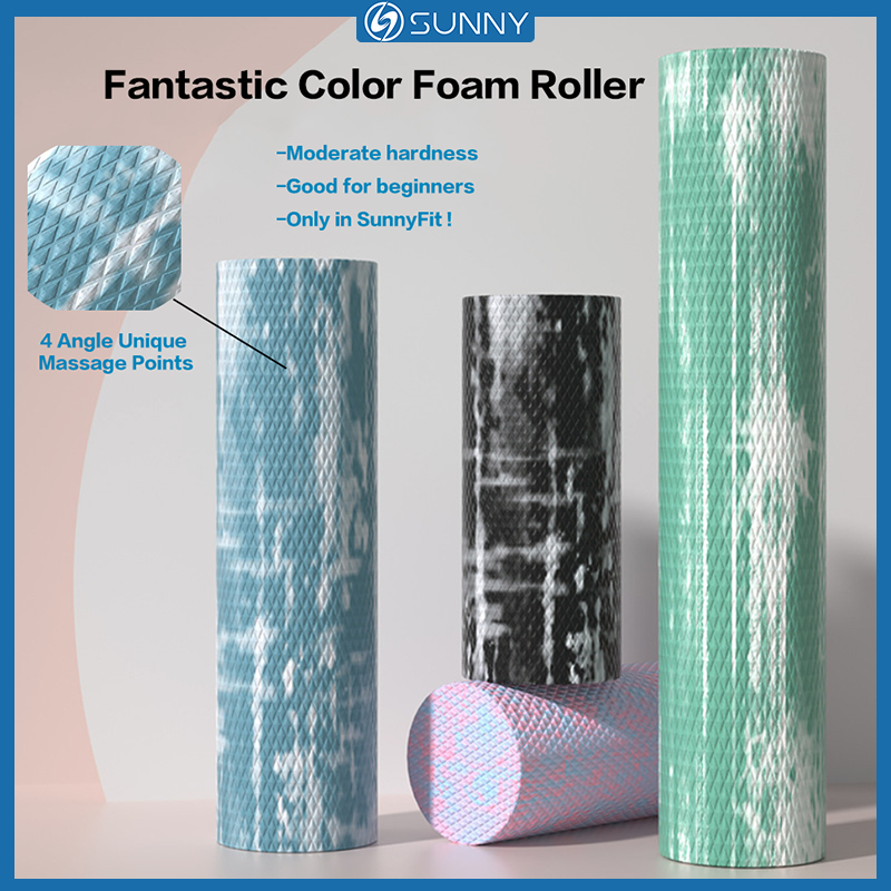 SunnyFit Foam Roller EVA Unique Massage Points Yoga Roller Fantastic ...