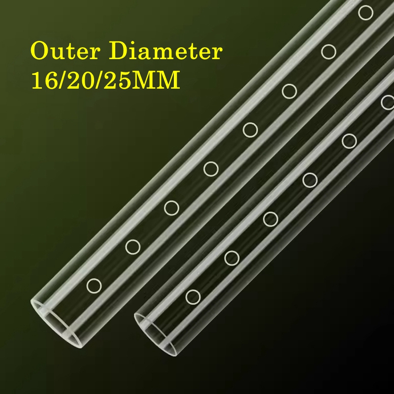 1pc 16/20/25mm Acrylic Drip Water Tube Downcomer Cess-Pipe Aquarium ...