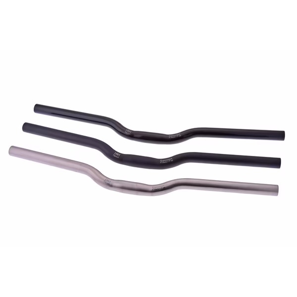 Titanium Handle Bar Handlebar for Brompton Low rise 5cm ergonomic (H&H ...