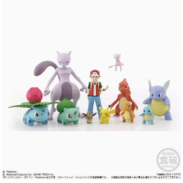 Bandai Pokémon Scale World Kanto region Anime Action Figure Toys ...