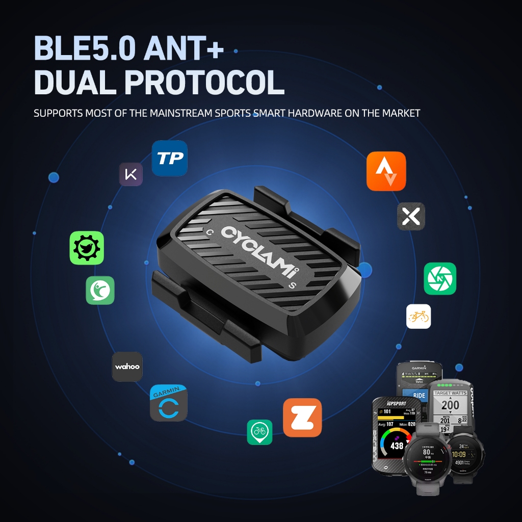 Cyclami Bike Cadence Speed Sensor Speedometer Ant Wireless
