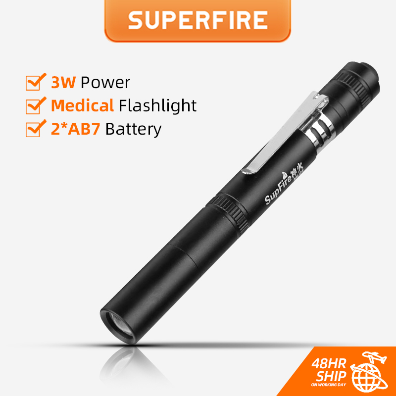 SUPERFIRE ML01 Mini Handy LED Flashlight Hospital Dental Light Oral ...