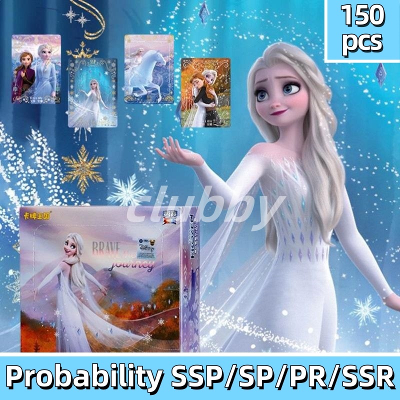 150 Frozen cards,Elsa Anna Olaf,rare SSP/SP/PR/SSR flash cards ...