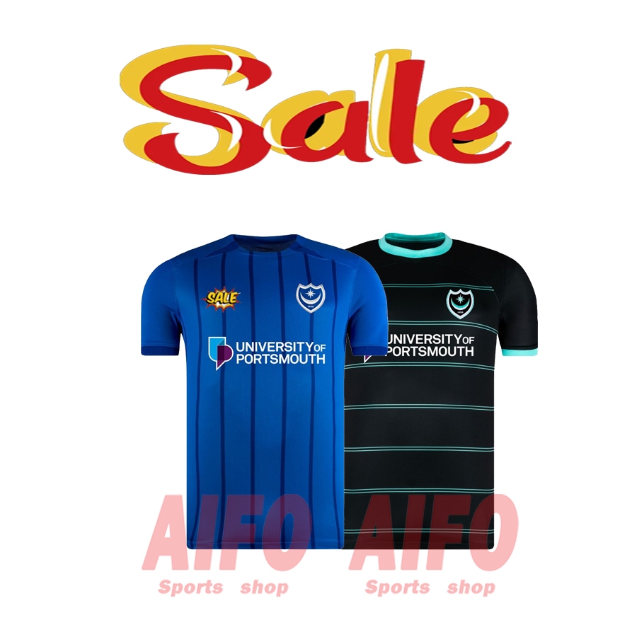 Top Quality Pompey fc Home Away Jersey 24/25 Soccer Football Soccer ...