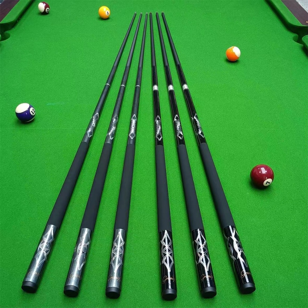 Black Technology Carbon Fiber Billiard Cue Carbon Snooker Cue Small ...