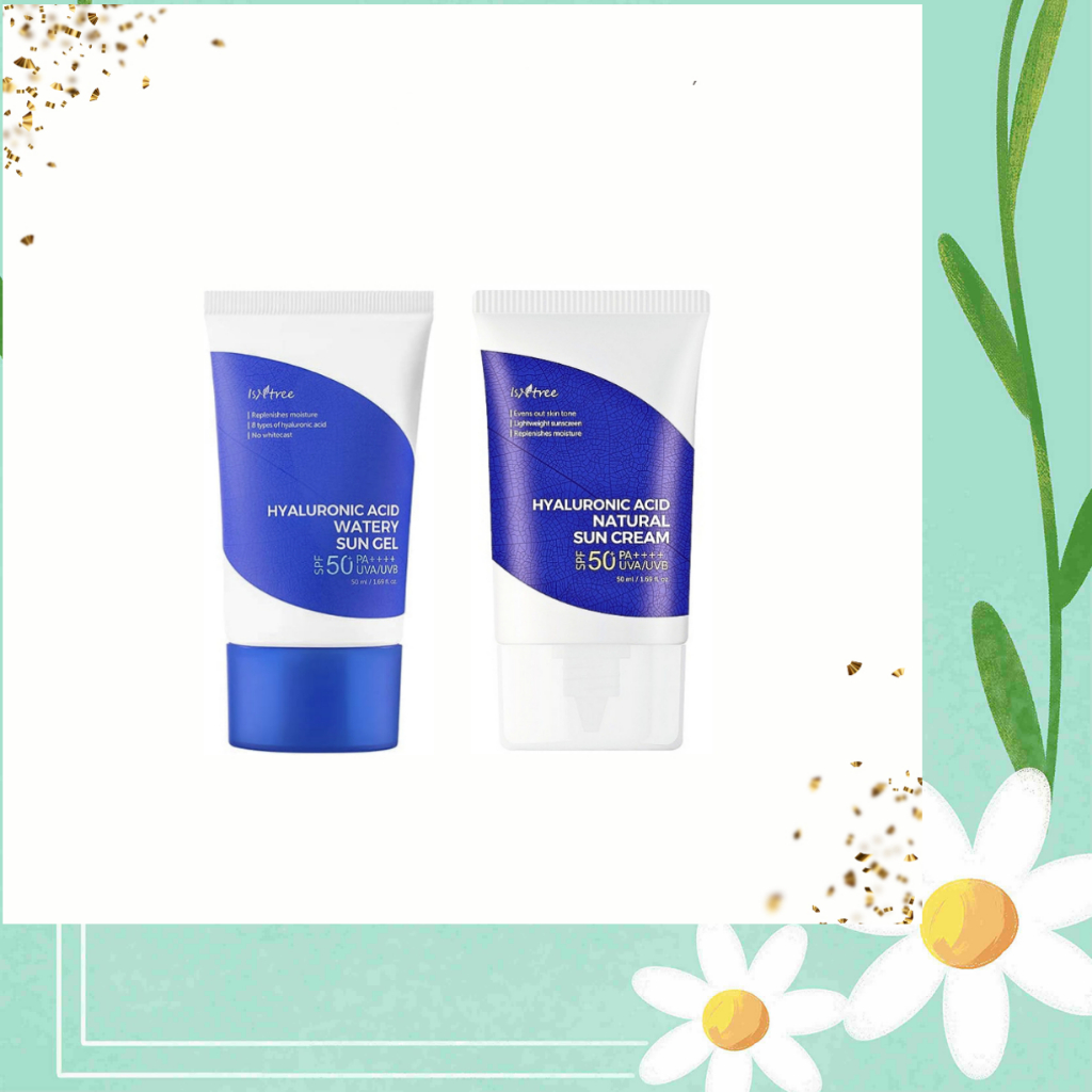 Isntree Hyaluronic Acid Watery Sun Gel (50ml) / Hyaluronic Acid Natural ...
