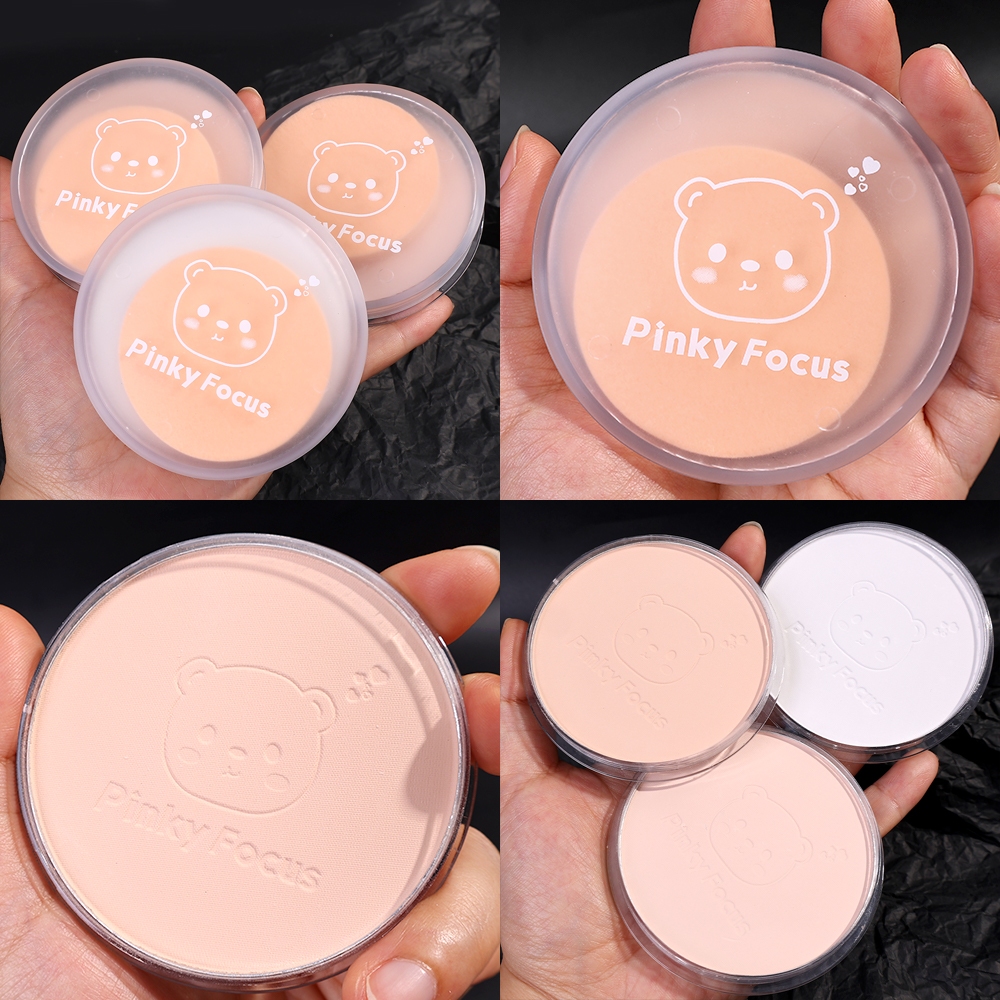 Cute Bear Concealer Setting Powder/ Oil Control Matte Pressed Powder ...