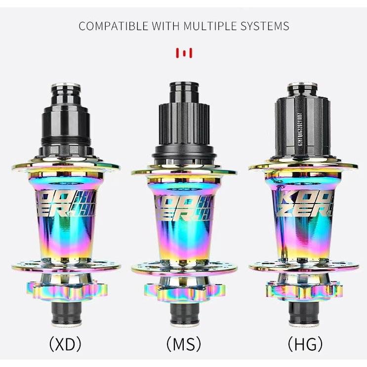 KOOZER XM490 Front and Rear Hubs 100x9/15mm 141x10mm BOOST Mountain ...