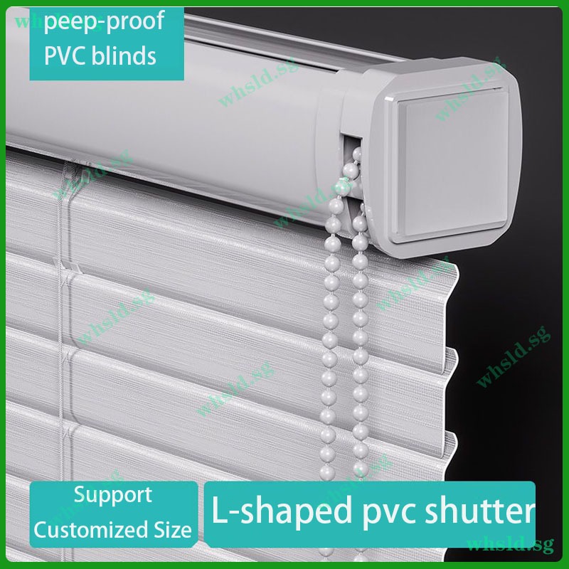 PVC blinds perforated hidden holes office bathroom blackout bathroom ...