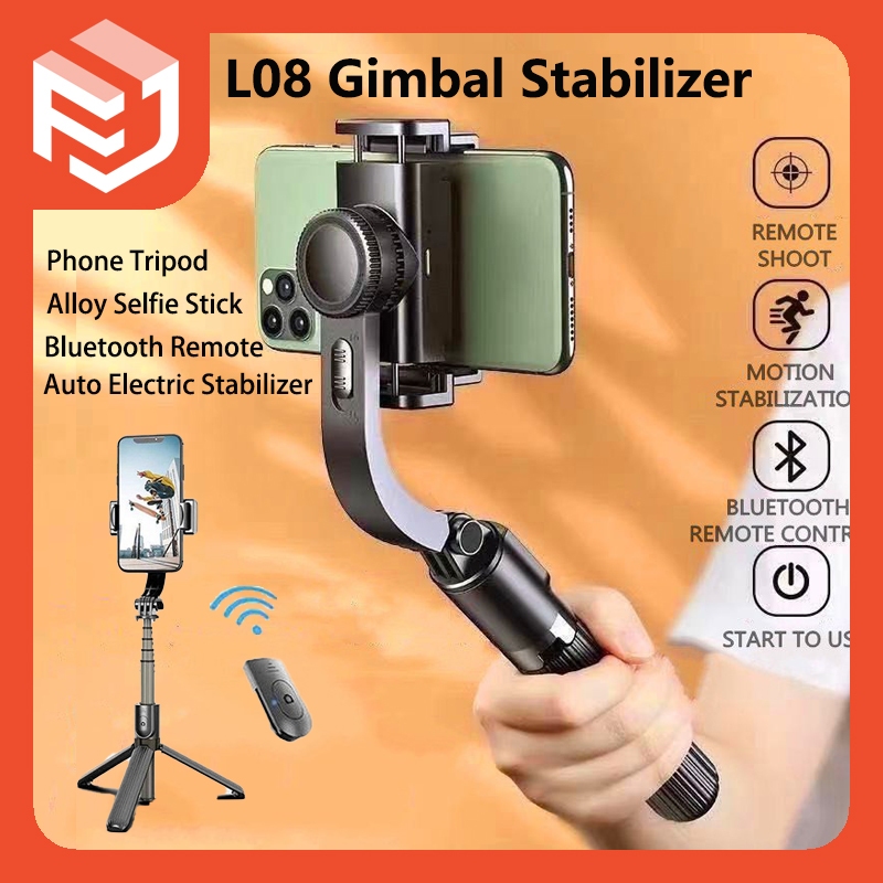 L08 Gimbal Stabilizer for Phone Stabilizer Anti-Shake Tripod mini tripod stand for phone ...
