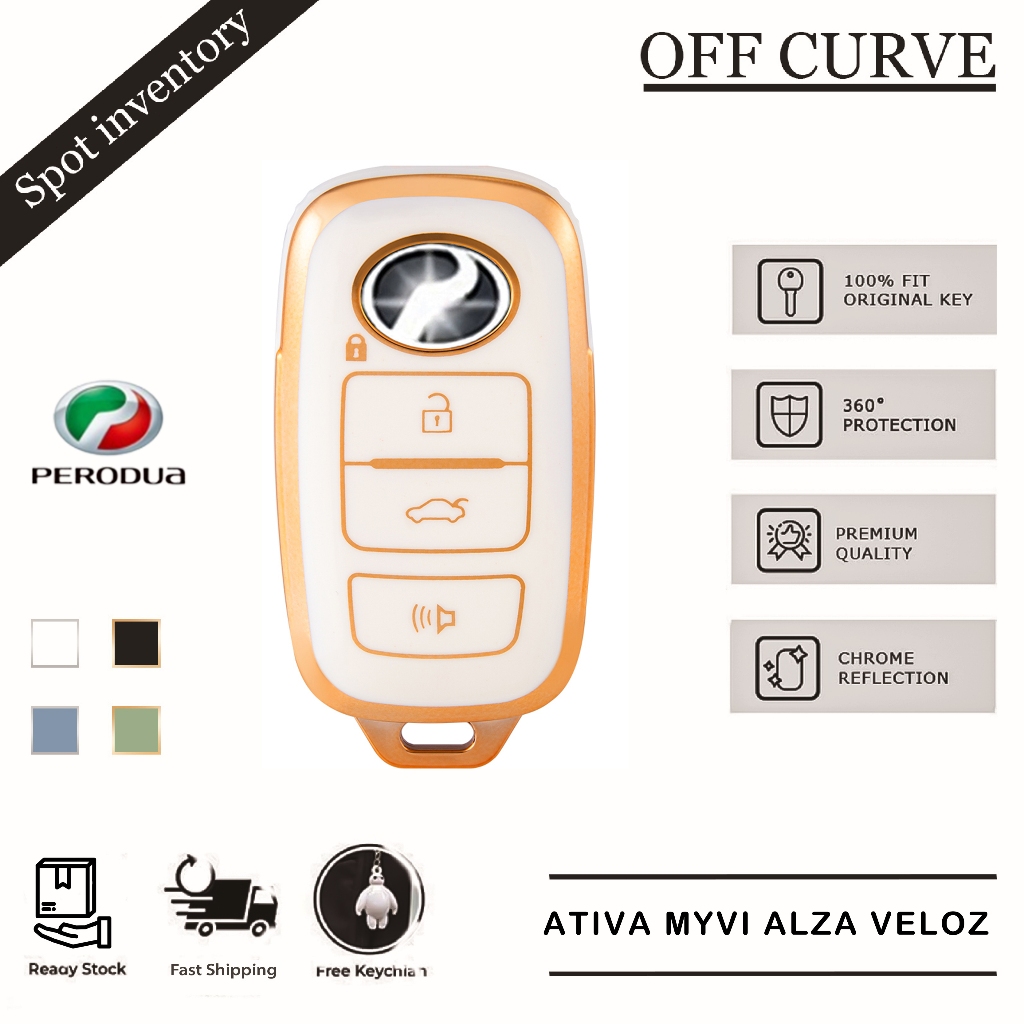 Perodua Ativa Myvi Alza Veloz 2022 2023 Car Key Cover Case Casing ...