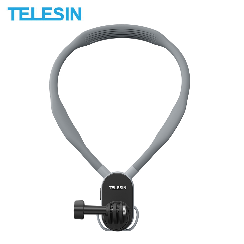 TELESIN Update Quick Release Silicone Neck Mount with Chest Strap for ...