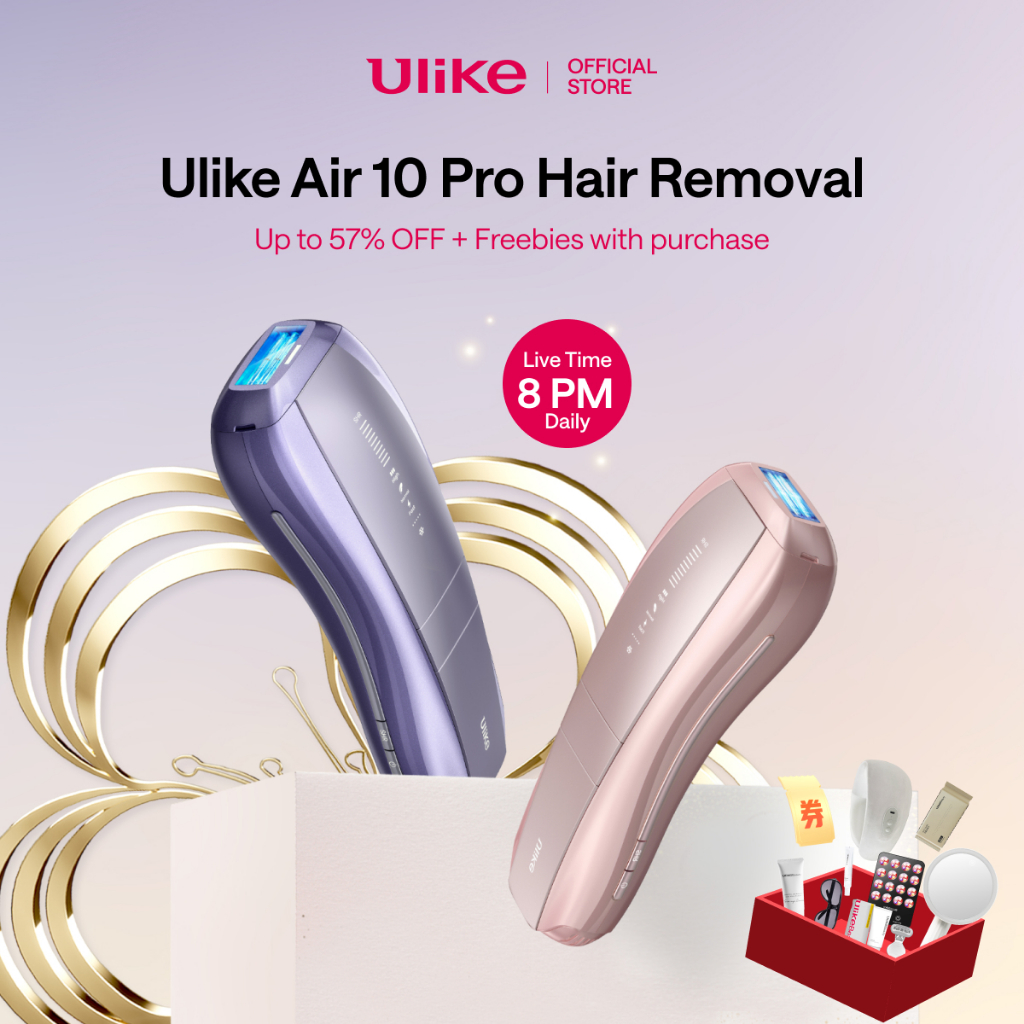 [LIVE] Ulike Air 10 Pro Ice Cooling IPL Hair Removal Device | Shopee Singapore
