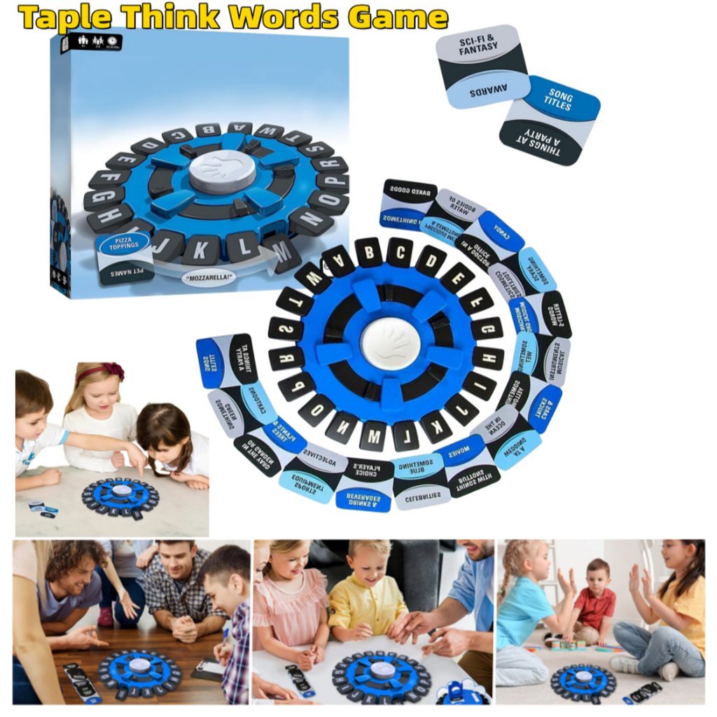 2-8 Players Think Word Game Children Family Tapple Board Game for All ...