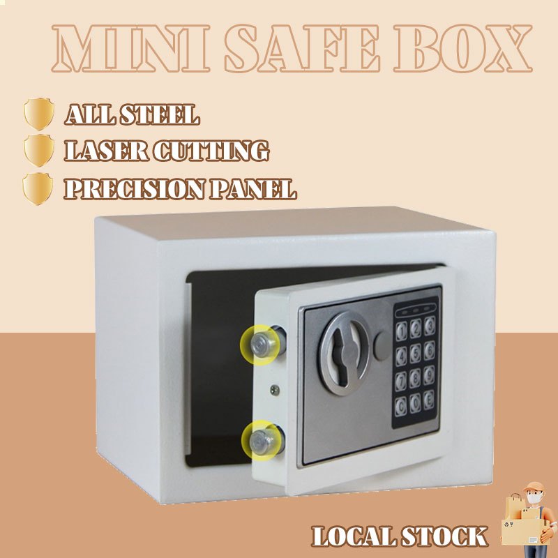 Mini Safe Box Electronic Password Safe Security Safe Deposit Box ...