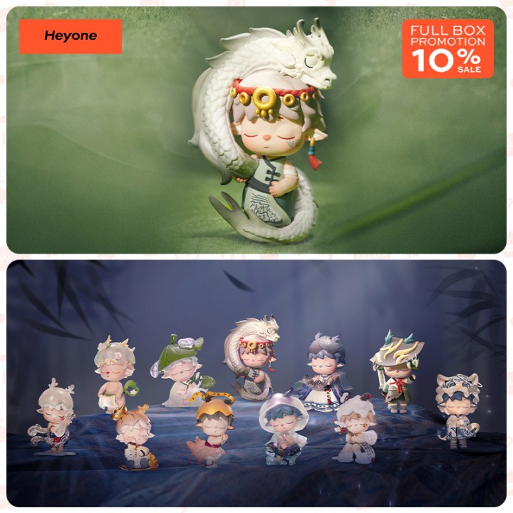 Heyone MIMI LEISURELY IMMORTAL Series Mystery Box Blind Box Action Cute ...