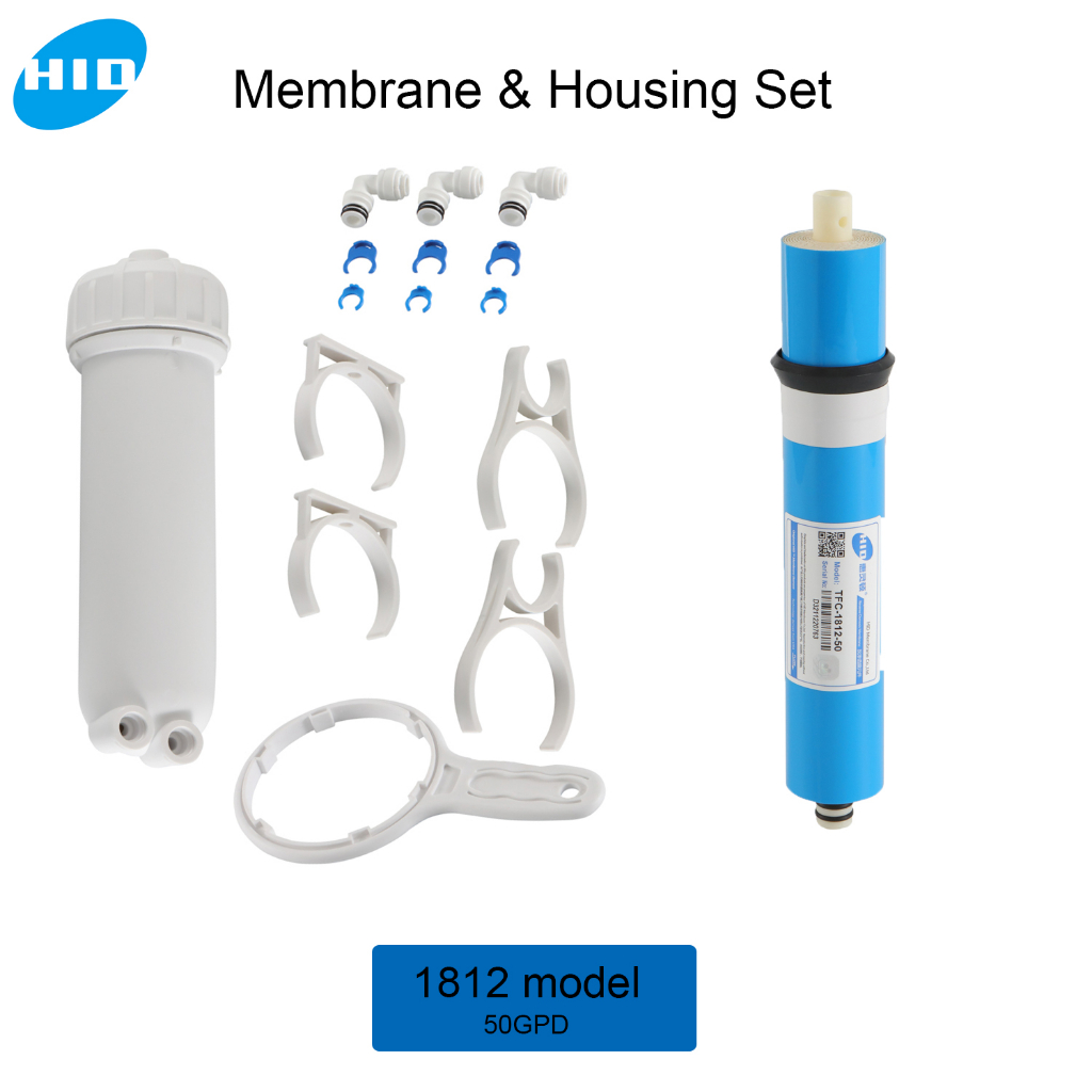 HID 50gpd RO Membrane Kit 1812 50 GPD Reverse Osmosis Membrane with ...