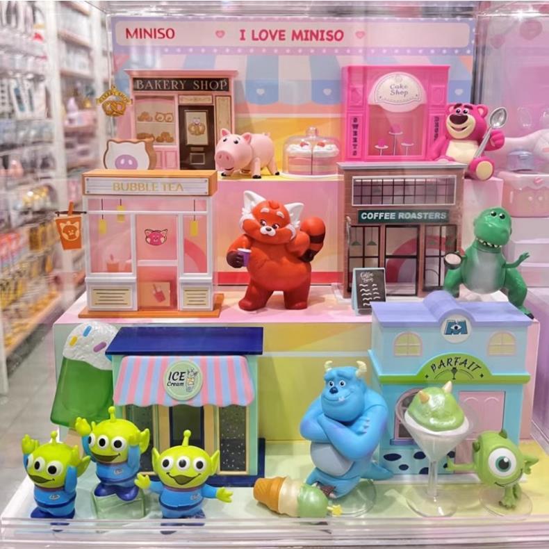 MINISO Disney Pixar Happy Dessert Street Model Blind Boxes Toy ...