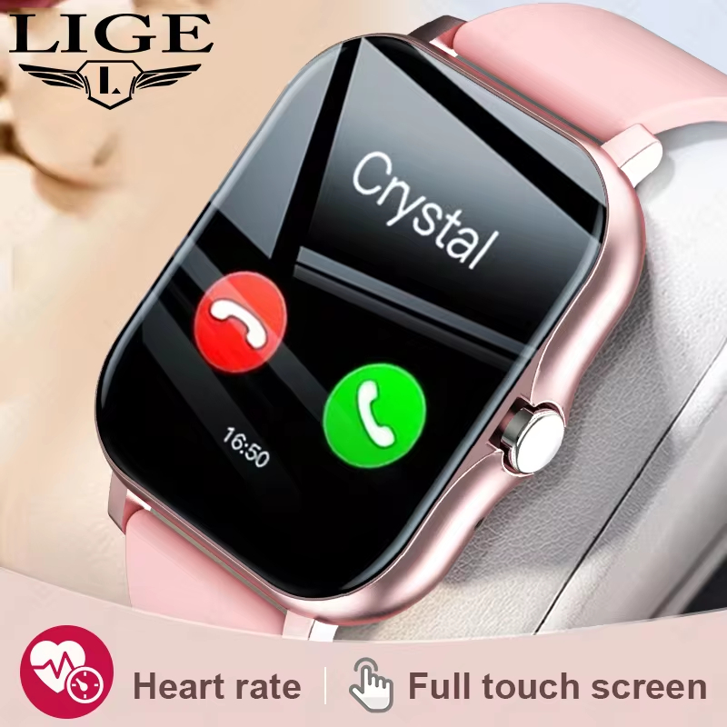 LIGE Original Women Smart Watch full Touch Screen Fashion Sports Multi ...
