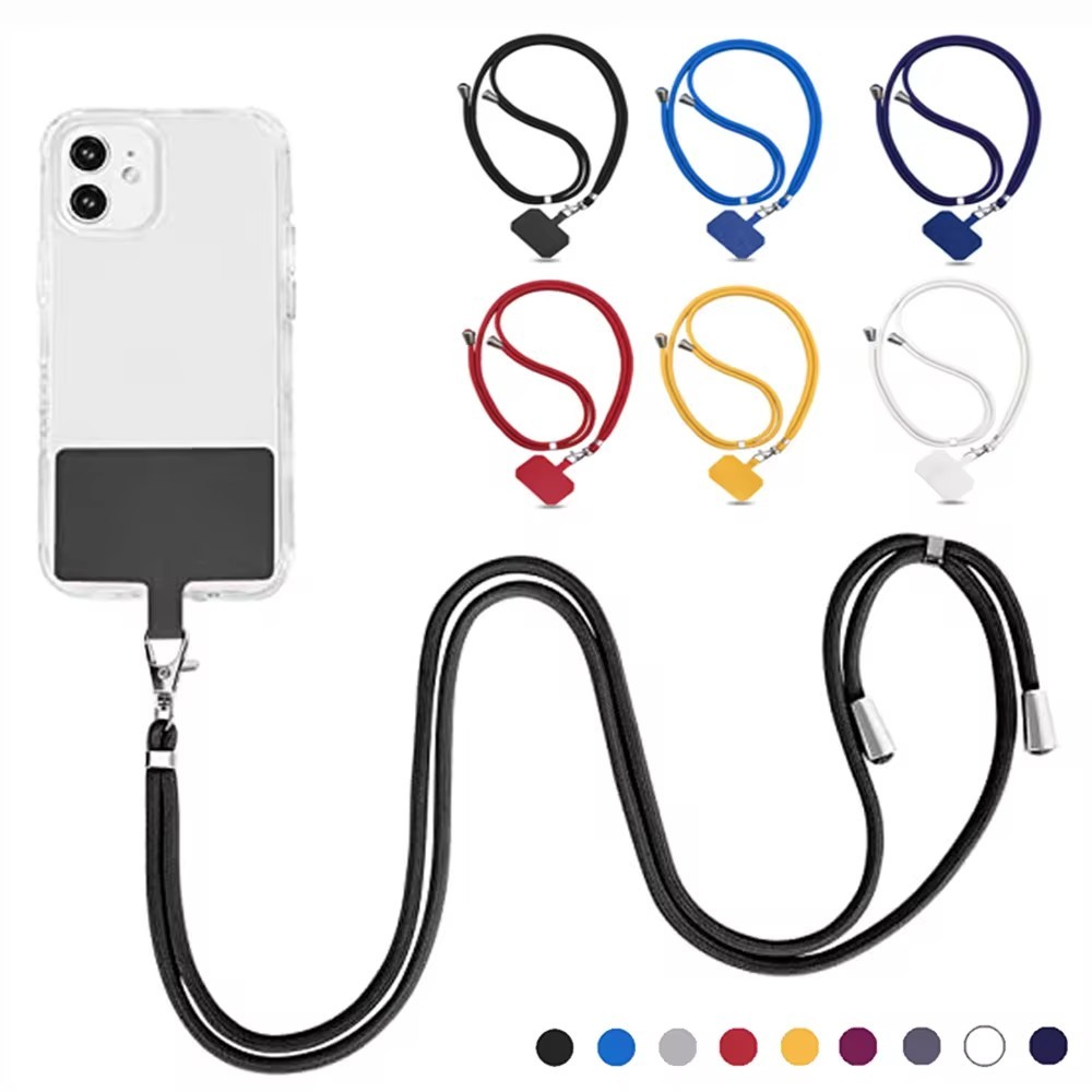 1Pc Universal Crossbody Nylon Patch Phone Lanyards Rope Strap Lanyard ...