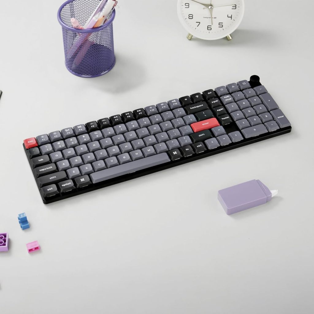 Keychron K17 Pro QMK/VIA Low-Profile Custom Wireless Mechanical ...