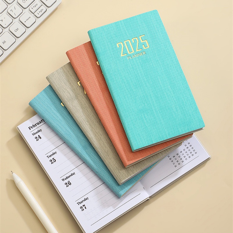2025 A5/A6A7 Portable Agenda Book Diary Weekly Planner Notebooks To Do ...
