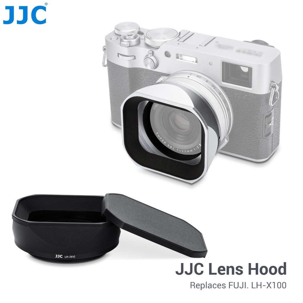 JJC Lens Hood for Fuji Fujifilm X100VI X100V X100F Camera With Filter ...
