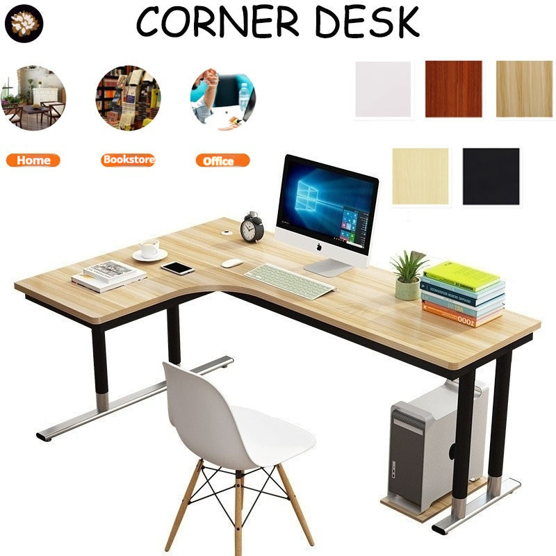 LAQ Corner Desk Computer Corner Table Office Commercial Grade L-shape ...