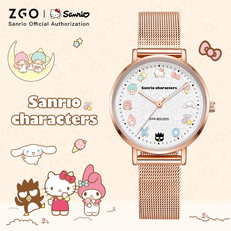 ZGO Sanrio Hello Kitty ladies watch. For junior high school students ...