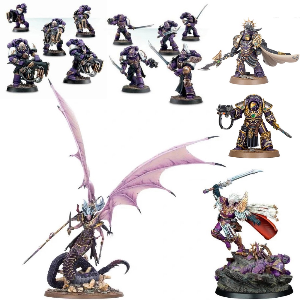 Fulgrim, Emperor's Children Legion Tartaros Praetor, Kakophoni Squad ...