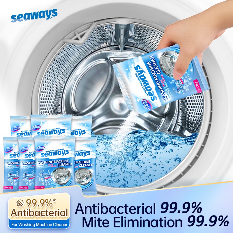 Seaways Washing Machine Cleaner（125g） Antibacteria Washing Machine Drum ...