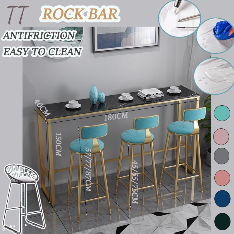 TT Bar Counter Marble Bar Living Room Modern Beverage Balcony Long ...