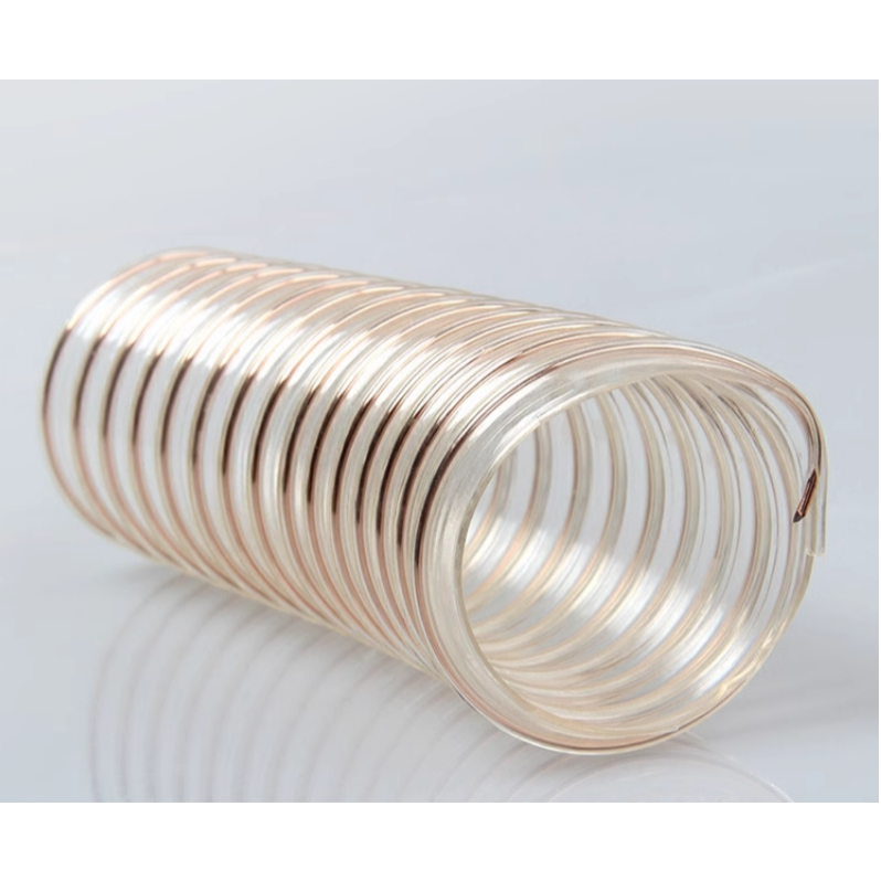 PU Polyurethane Air Duct Tube ID 25mm-70mm Copper Plated Steel Wire ...