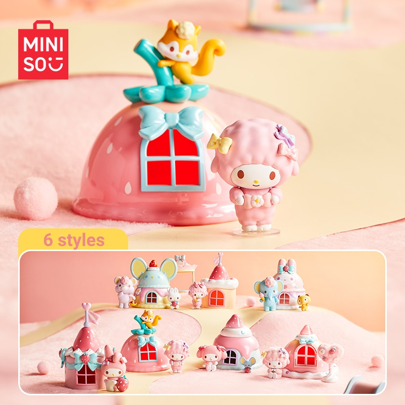[Genuine] Miniso My Melody & My Sweet Piano Play House Series Blind Box ...