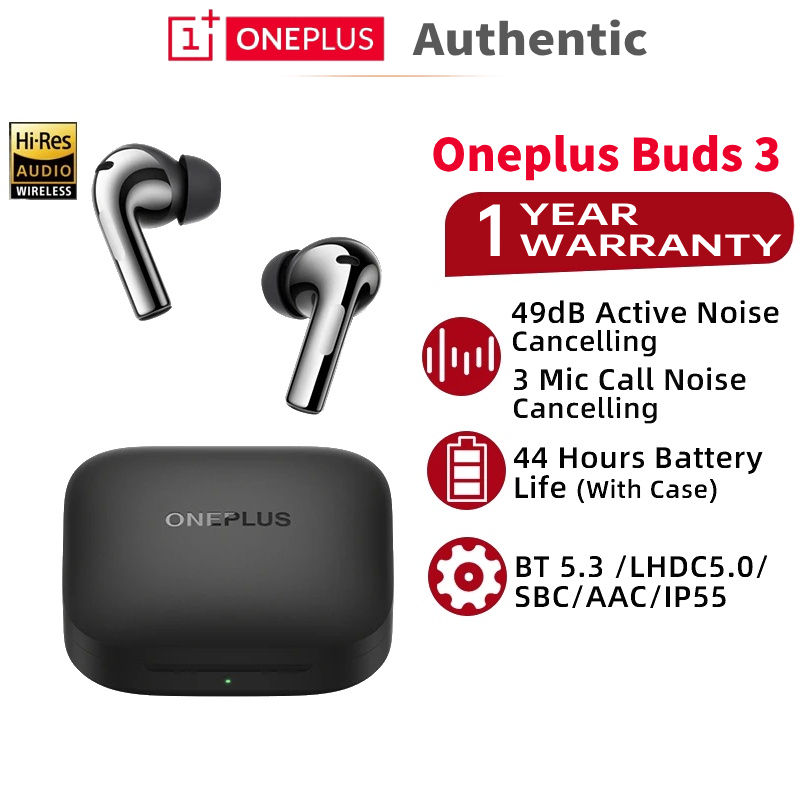 Oneplus Buds 3 49dB Active Noise Cancelling TWS Bluetooth Earphone Mic ...